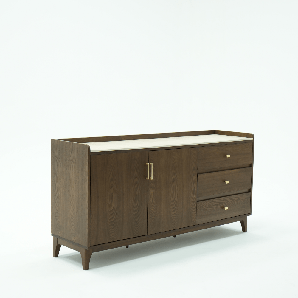 Lorenzo Walnut Wooden Sideboard – Modish Furnishing