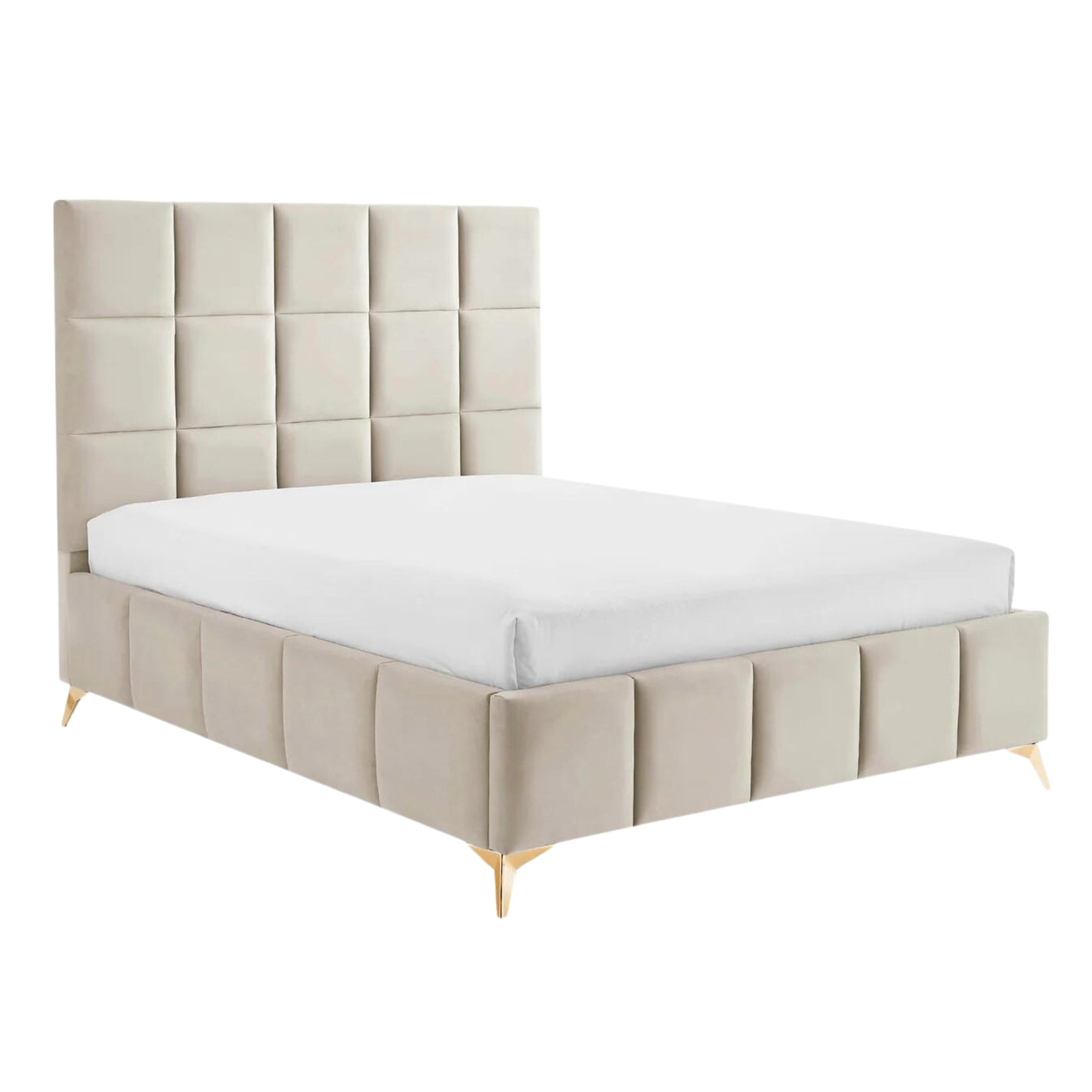 Imogen Cream Padded Ottoman Storage Bed – Modish Furnishing